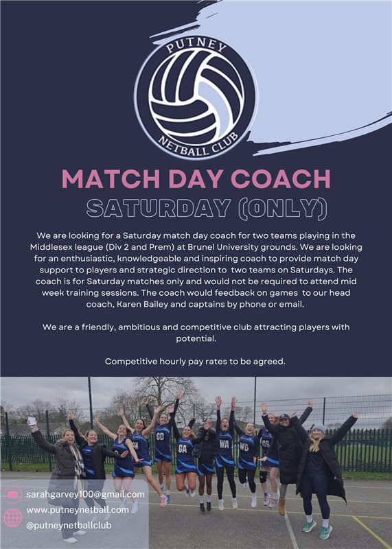 Coaching Opportunities - London and South East Netball